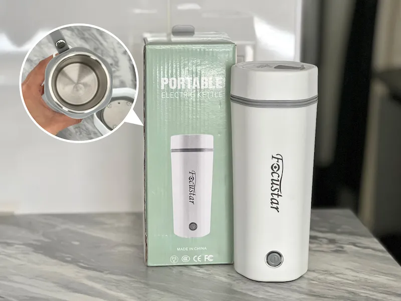 【口コミ】Focustarの小型電気ケトル350mlを使ってみた感想・レビュー